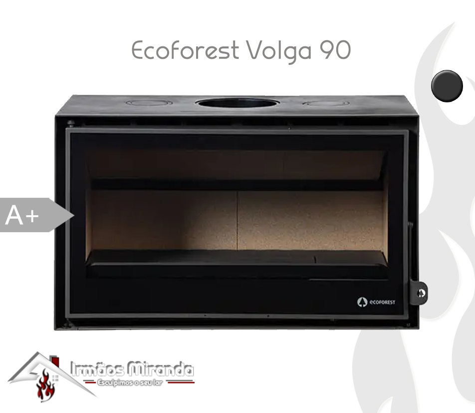 Recuperador Ecoforest Volga 90 - Irmãos Miranda - Esculpimos o seu lar